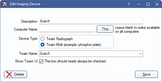 Open Dental Software - Scan X