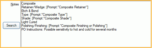 Open Dental Software - Auto Notes