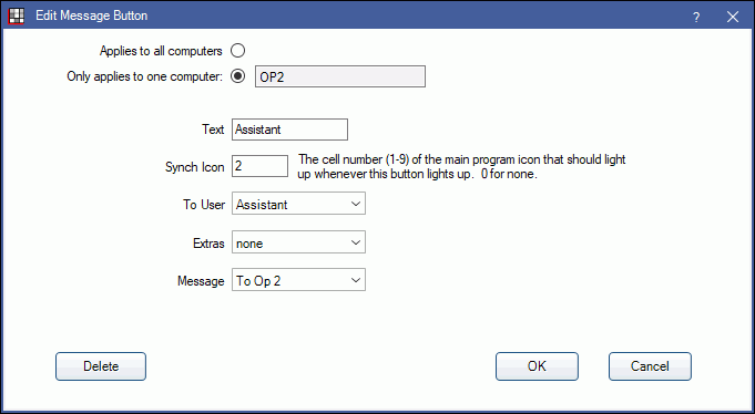 Open Dental Software - Messaging Buttons