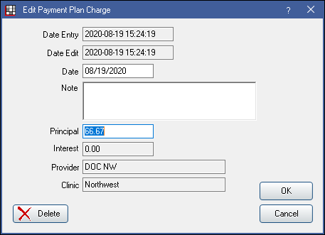 Open Dental Software - Payment Plan