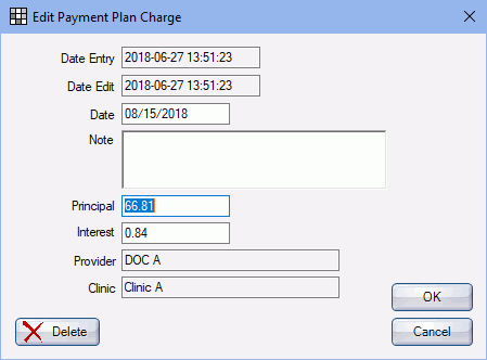 Open Dental Software - Payment Plan