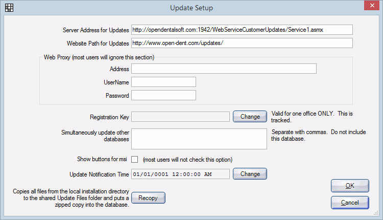 Open Dental Software - Update