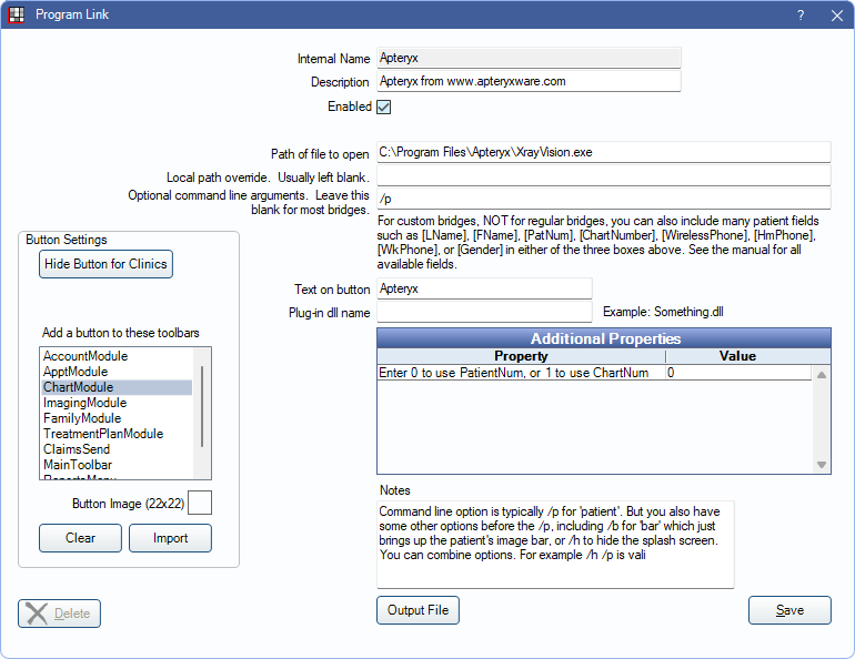 Open Dental Software - Apteryx Bridge