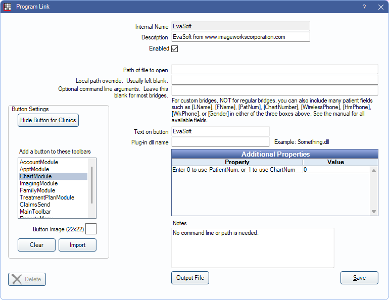 Open Dental Software - EvaSoft Bridge