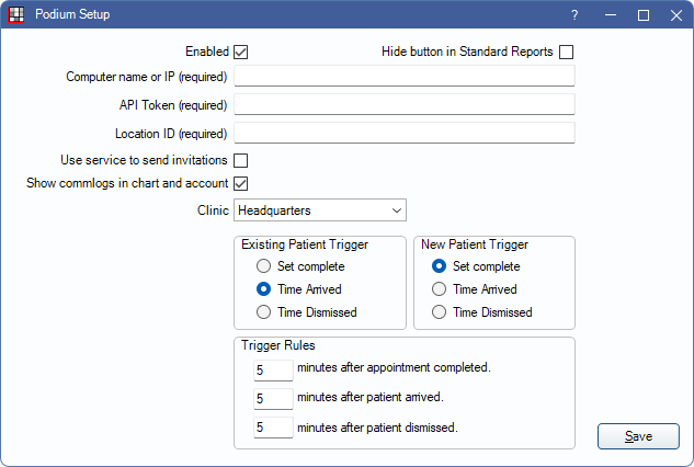 Open Dental Software - Podium Bridge